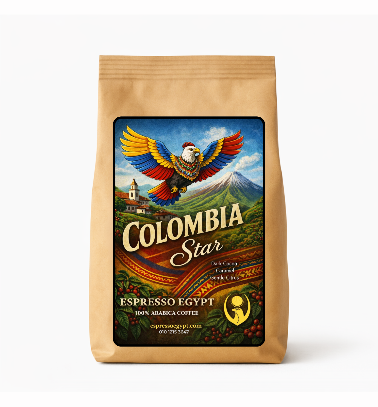 Colombia Star Coffee – 100% Arabica – Espresso Egypt